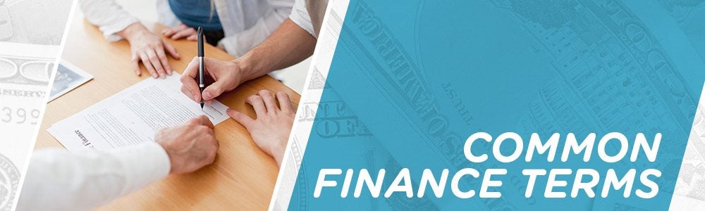 Common Finance Terms Common Finance Terms